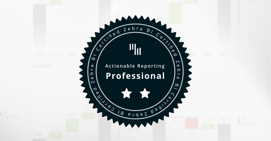 Zebra BI Academy: Congratulations! You have earned the Actionable ...